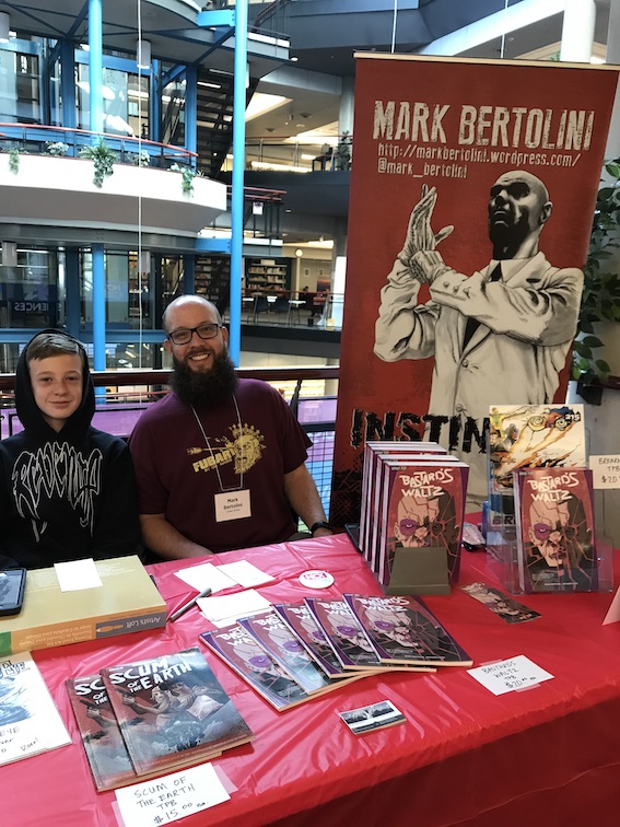 Mark Bertolini offers advice to new comic book writers